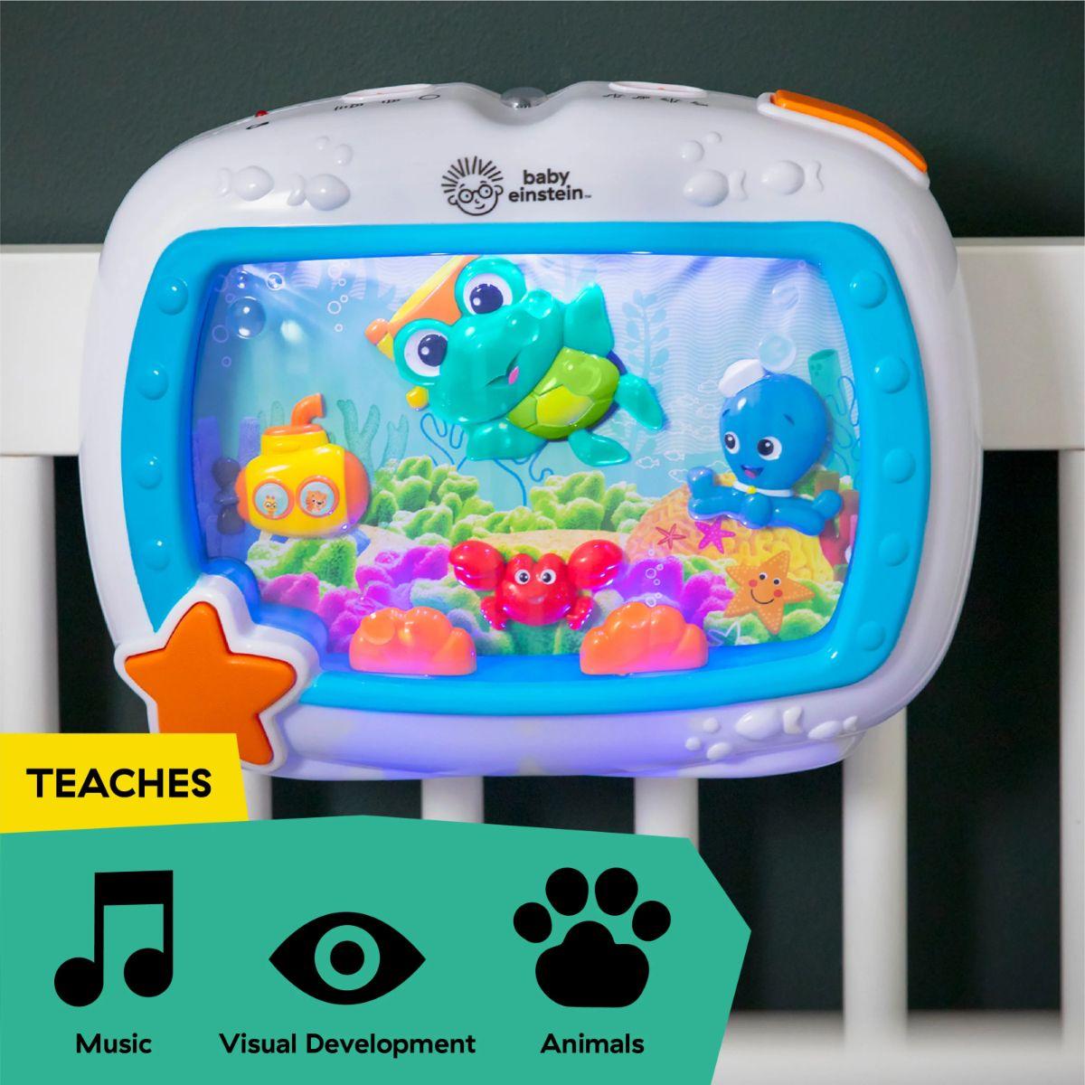 Baby Einstein Sea Dreams Soother Musical Crib Toy and Sound Machine ...