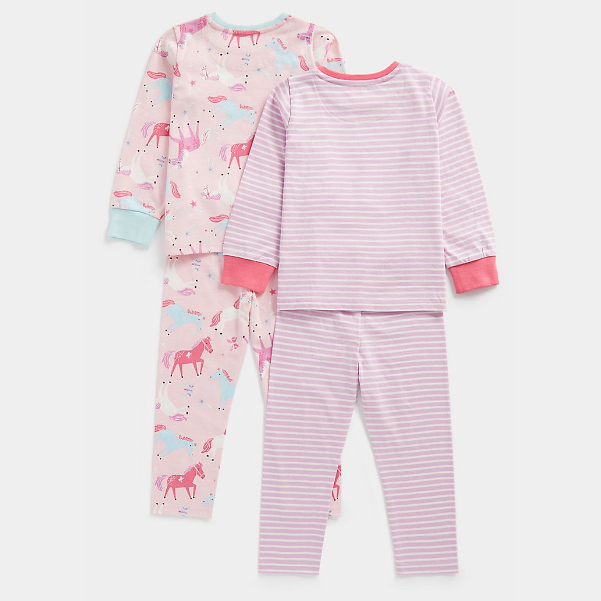 Mothercare Girls Sparkle Pony Wide Leg Pyjamas -2 Pack | Mothercare 👶