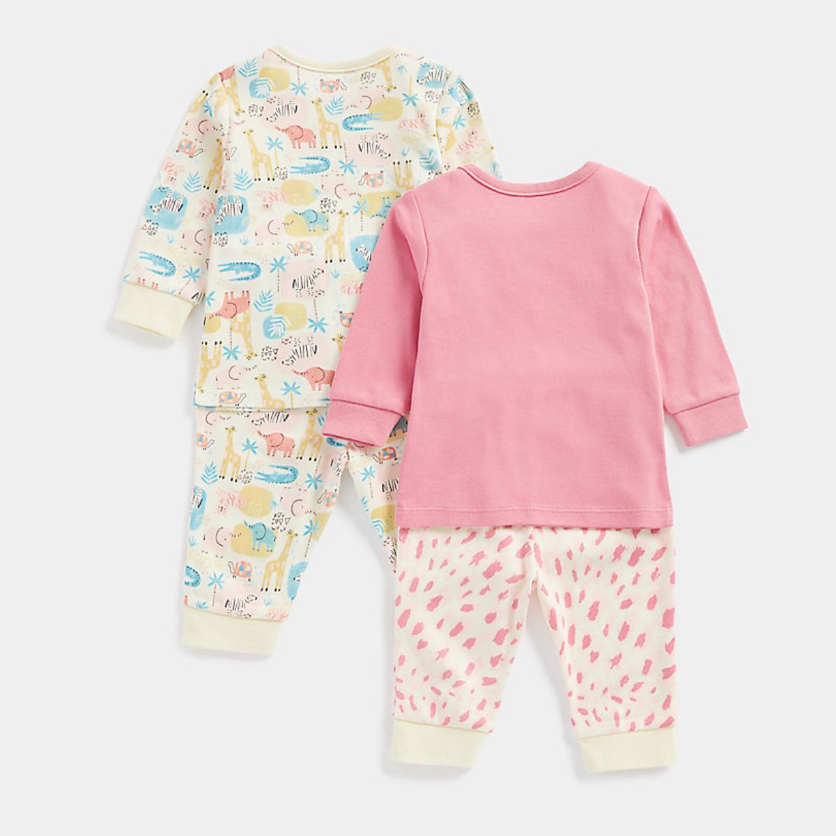 Mothercare Baby Girl Safari Pyjamas - 2 Pack | Mothercare 👶