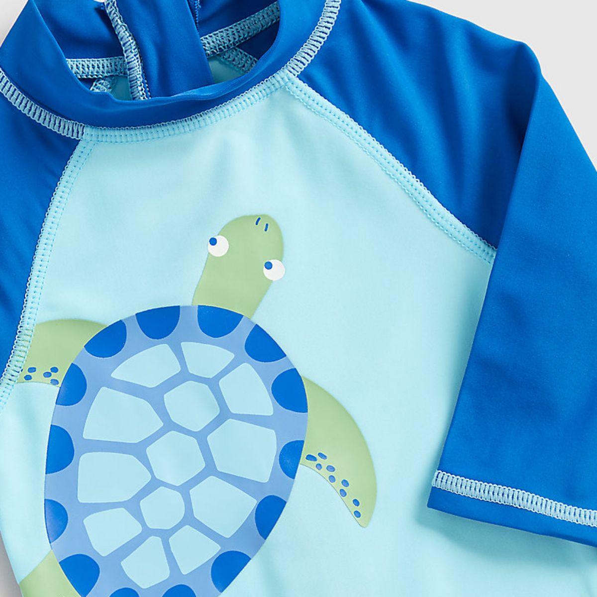 Mothercare Baby Boy Turtle Sunsafe Suit and Keppi Set UPF50+ | Mothercare 👶